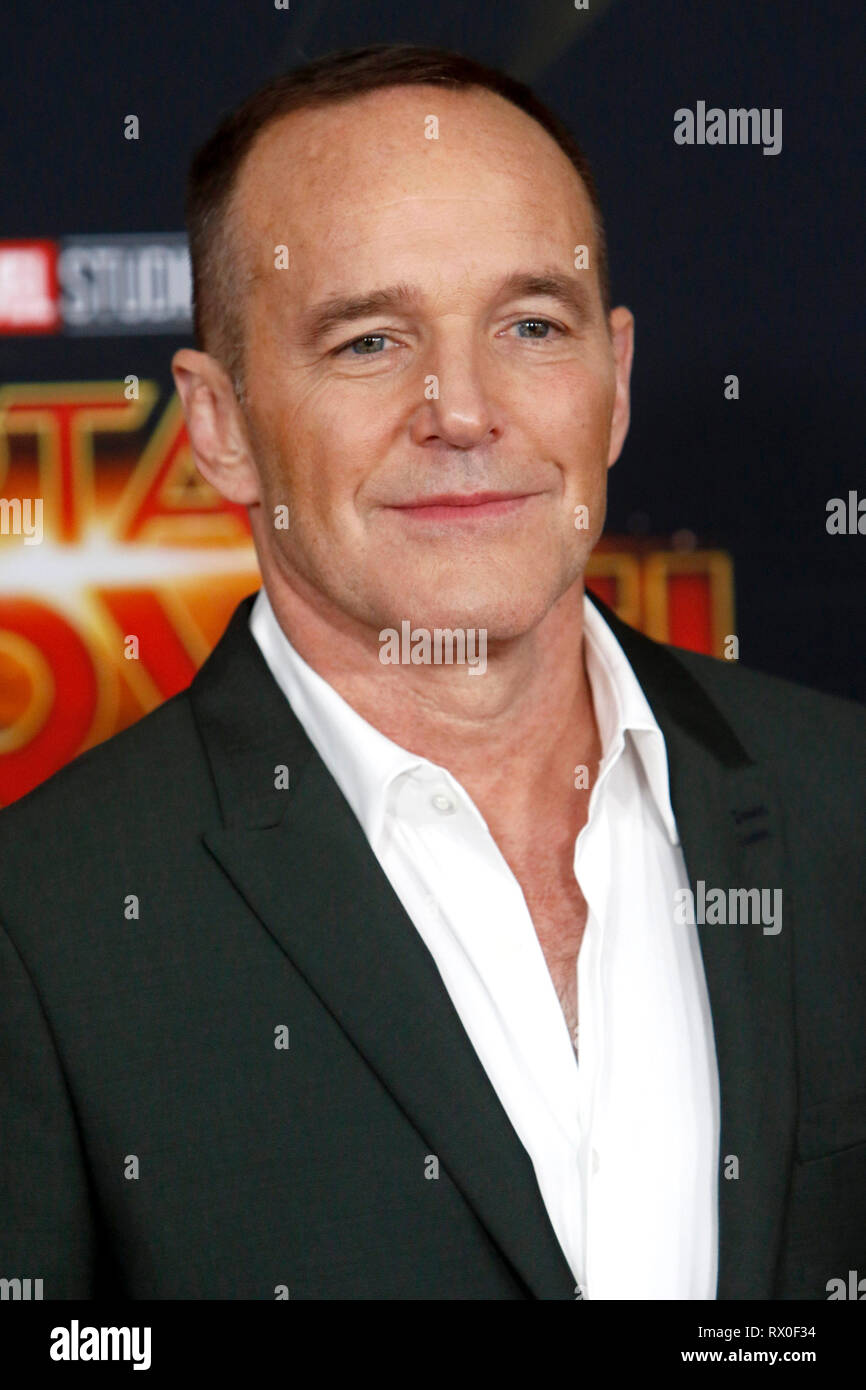 Clark Gregg attending the 'Captain Marvel' world premiere at El Captian ...