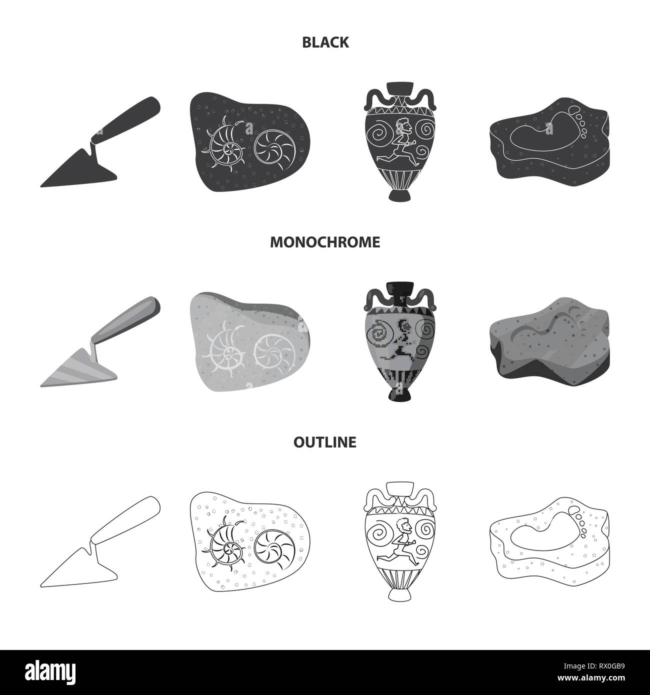 tool,rock,amphora,trowel,black,artifact,imprint,dig,figure,treasure ...