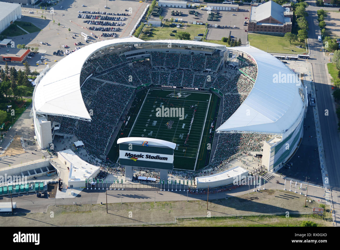aerial, Mosaic Stadium, Regina, Saskatchewan Stock Photo - Alamy aerial, Mosaic Stadium, Regina, Saskatchewan Stock Photo - Alamy