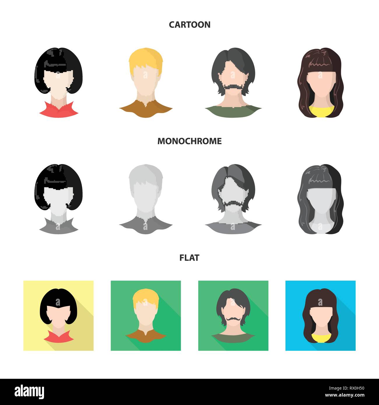 Isolated object of professional and photo icon. Collection of ...