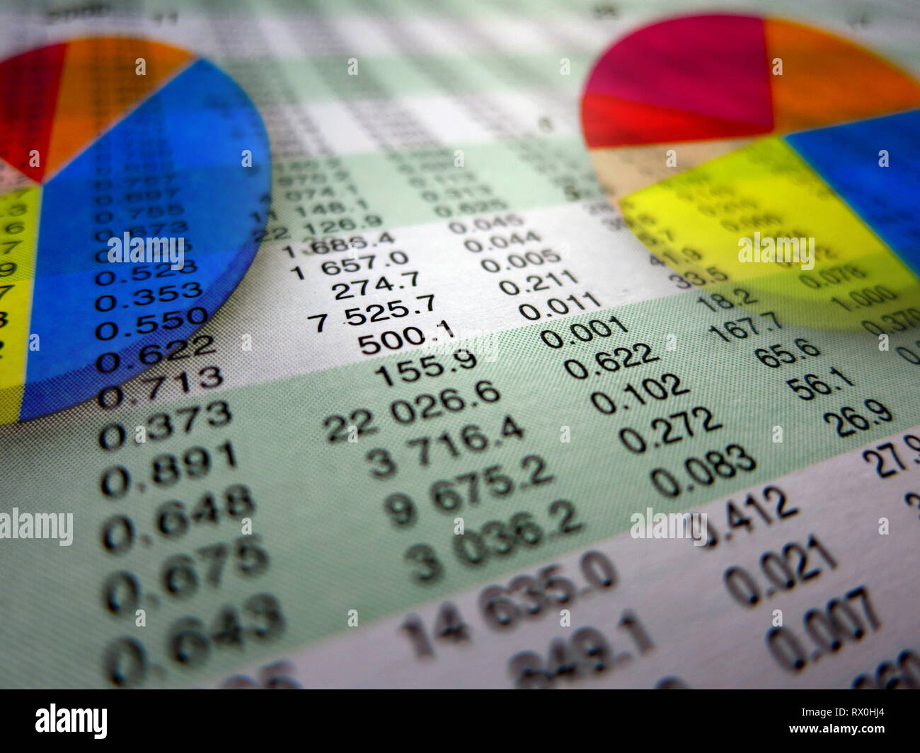 Stock chart with number and representing growth wealth and riches Stock ...