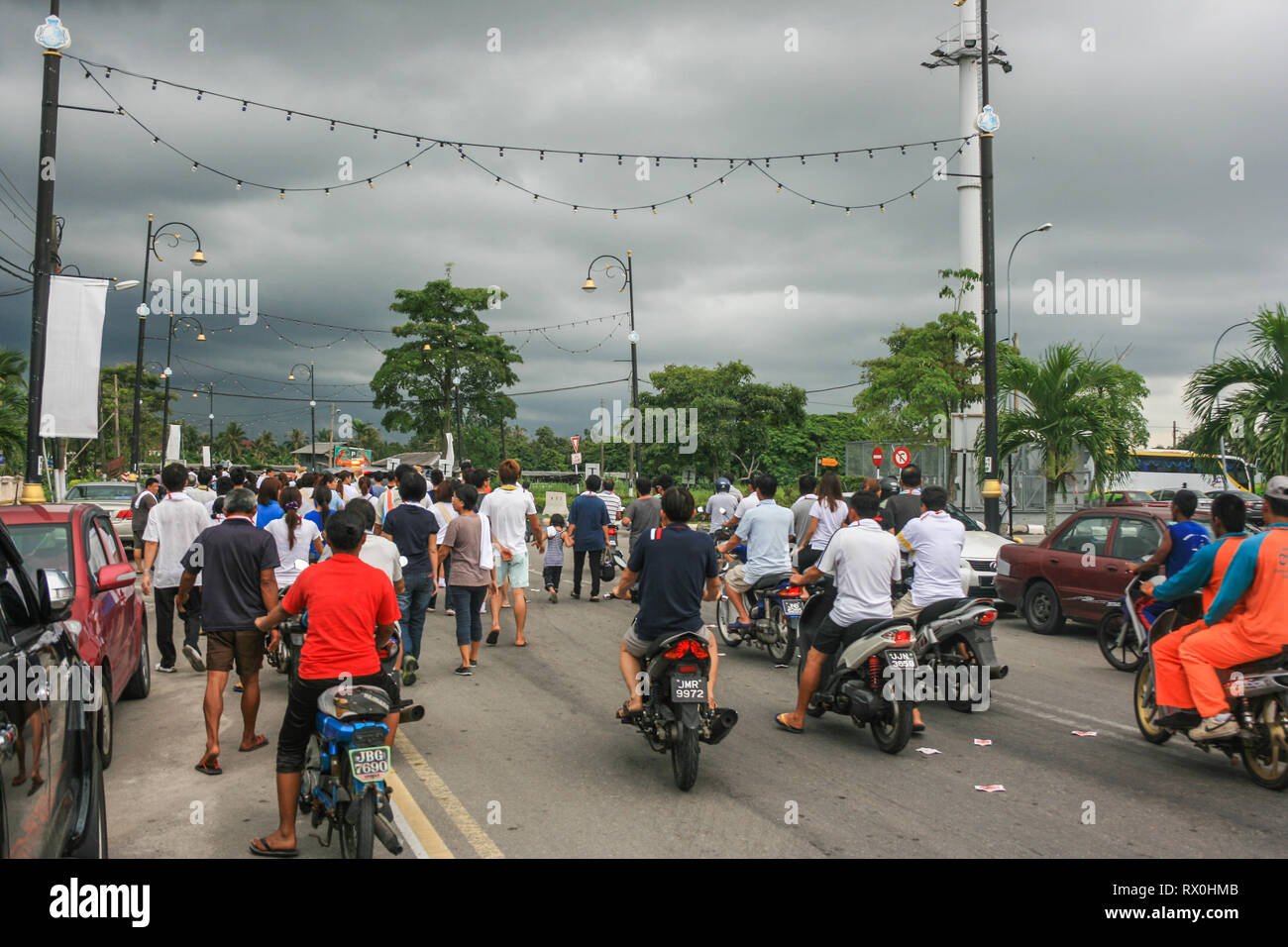 Kukup, a fishing village near the southern most tip of mainland Asia ...