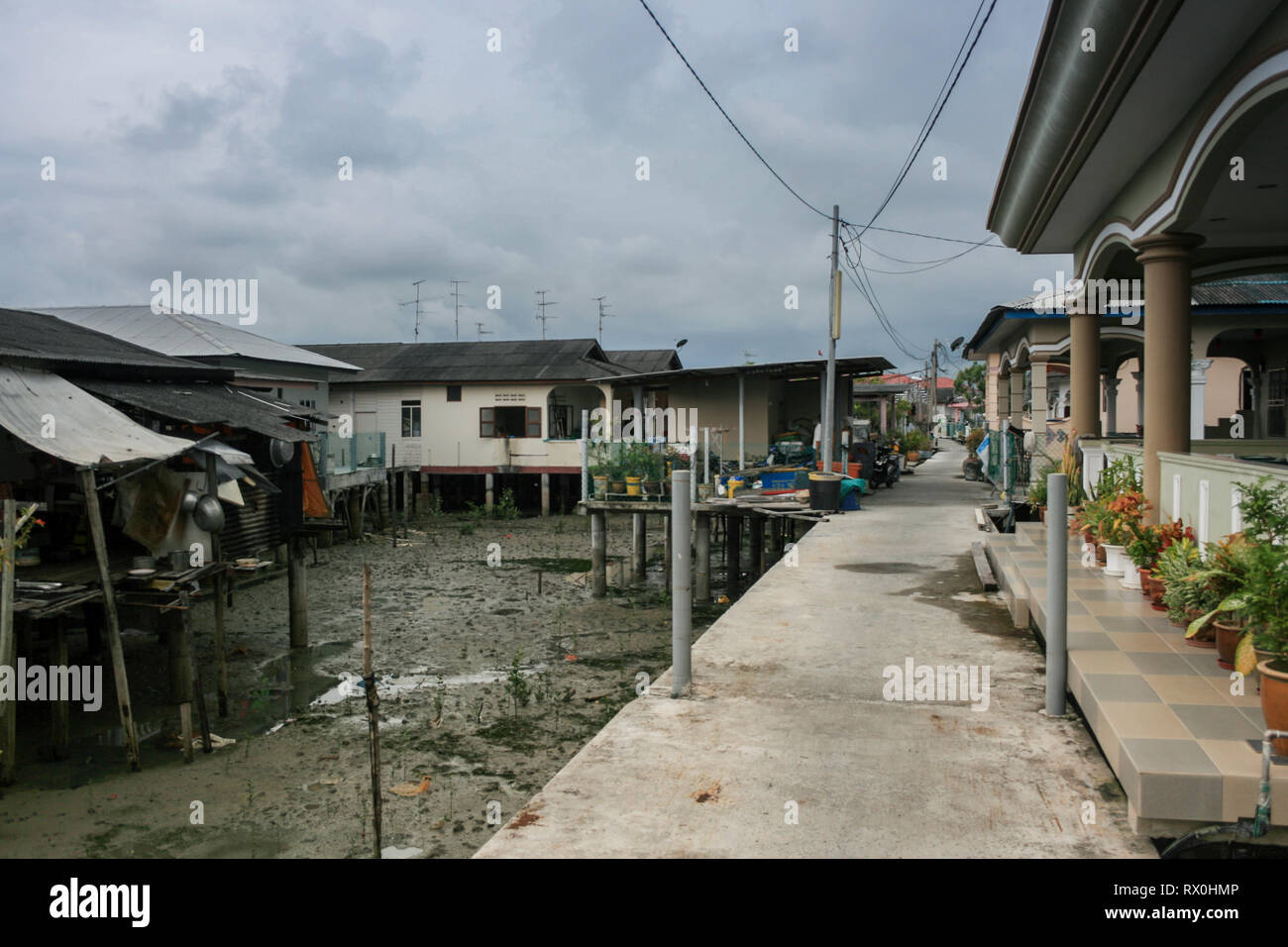 Kukup, a fishing village near the southern most tip of mainland Asia ...
