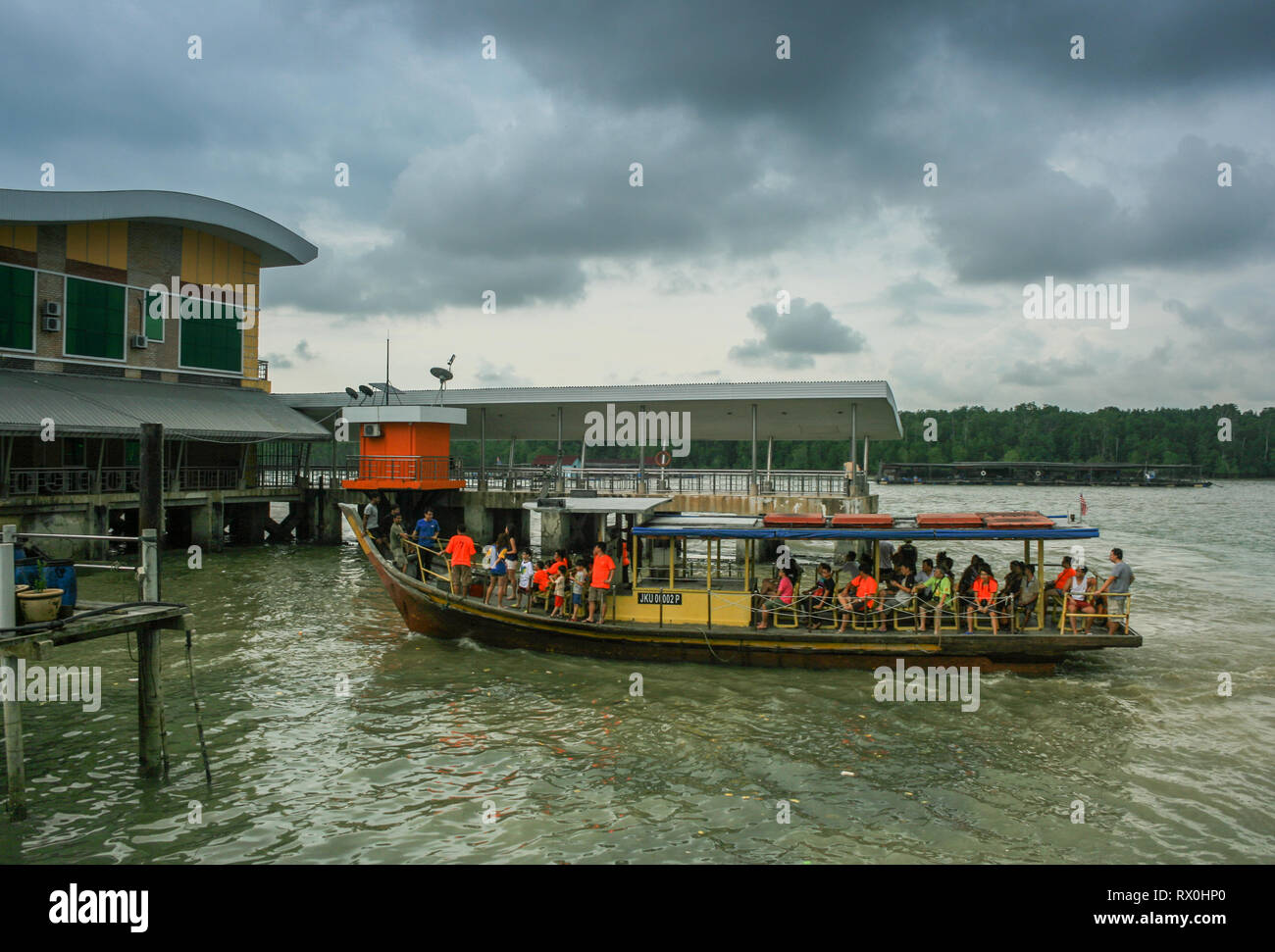 Kukup, a fishing village near the southern most tip of mainland Asia ...