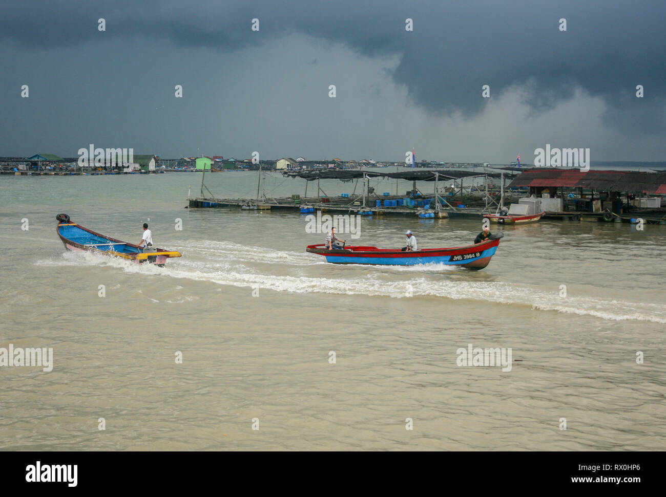 Kukup, a fishing village near the southern most tip of mainland Asia ...