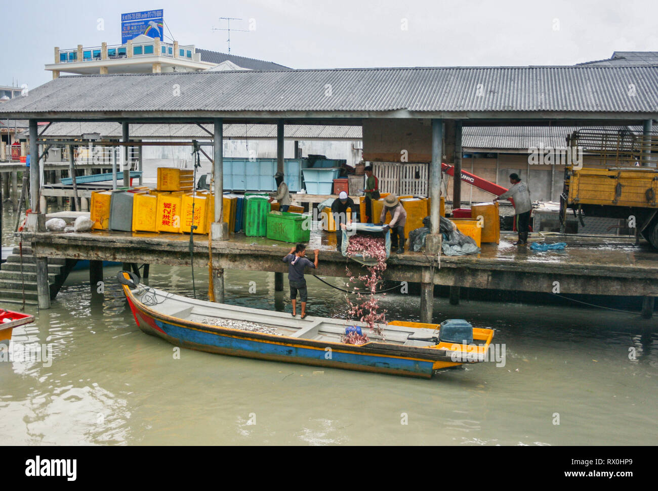 Kukup, a fishing village near the southern most tip of mainland Asia ...