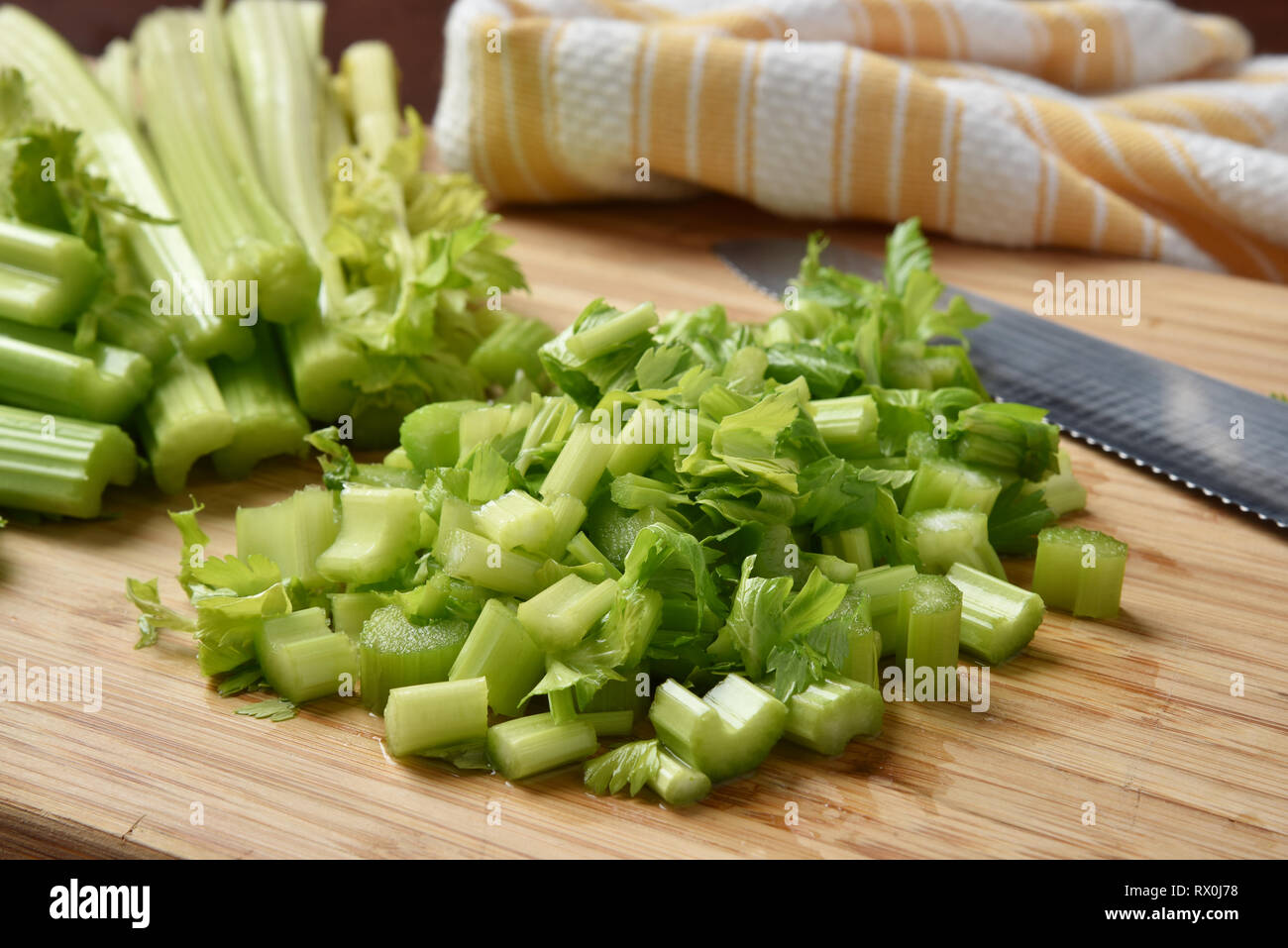 Diced celery hi-res stock photography and images - Alamy