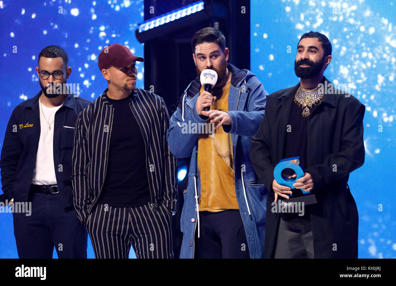 Kesi Dryden, Amir Amor, Piers Aggett of Rudimental and Dan Caplen with ...