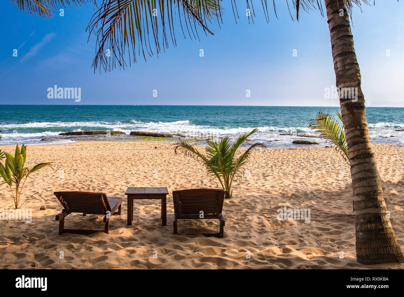 Tangalle beach. Sri Lanka Stock Photo - Alamy
