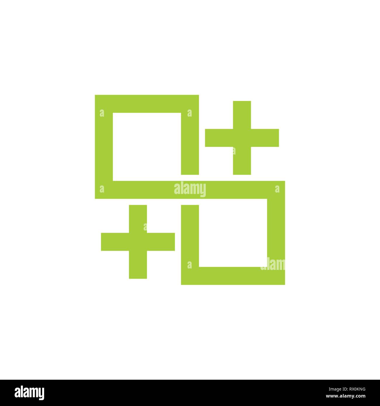 Hospital plus sign 3d hi-res stock photography and images - Alamy