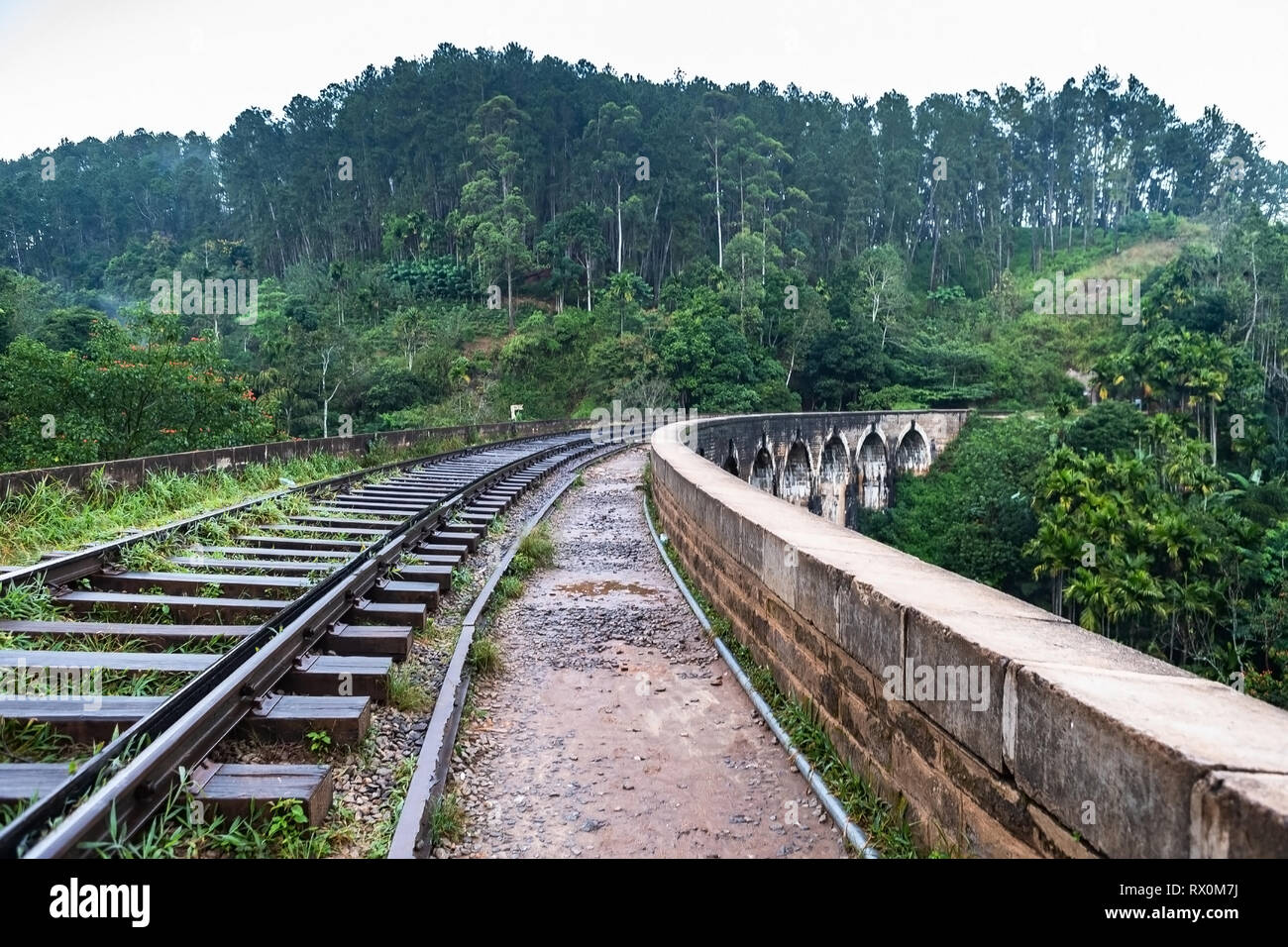 Famous Demodara Nine Arch Bridge. Ella, Sri Lanka Stock Photo - Alamy
