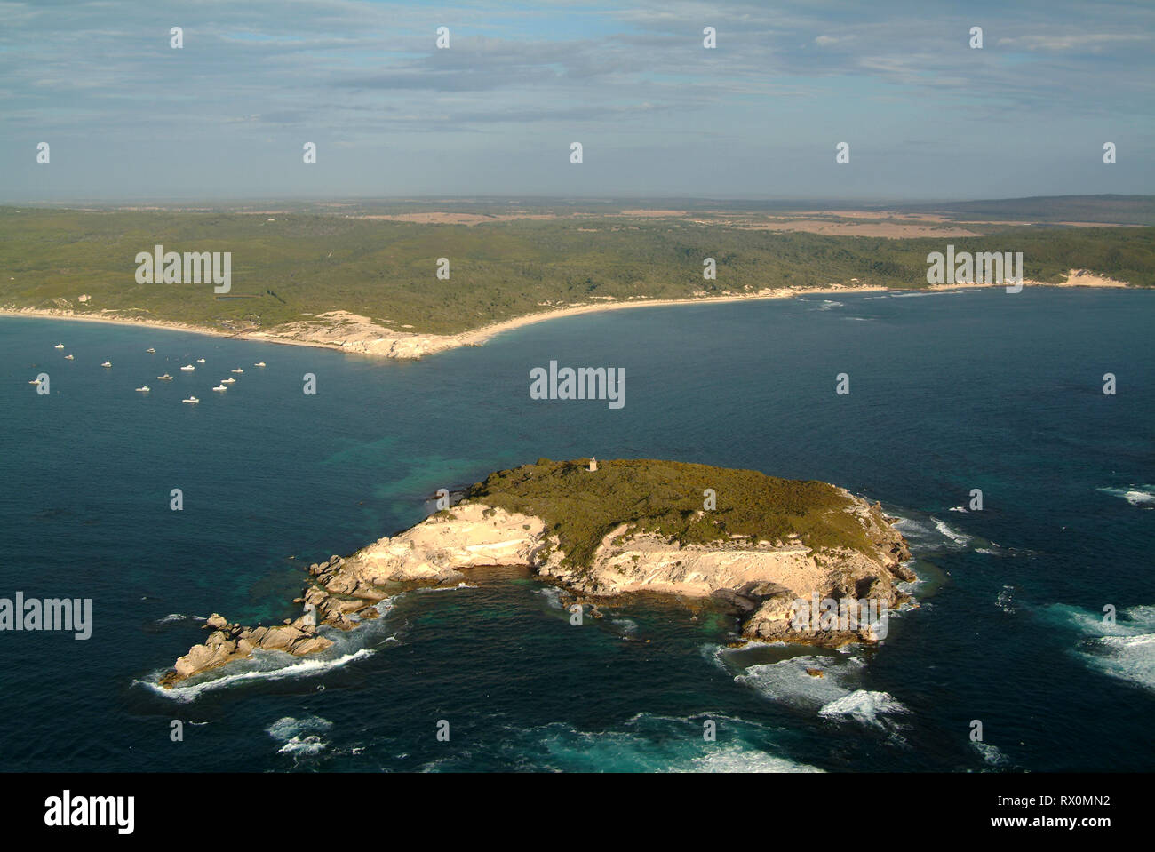 aerial, Hamelin Island, Hamelin Bay, Western Australia Stock Photo - Alamy