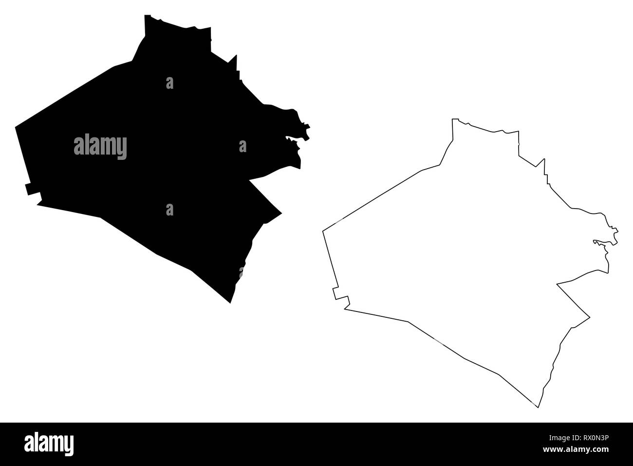 Al Anbar Governorate (Republic of Iraq, Governorates of Iraq) map ...