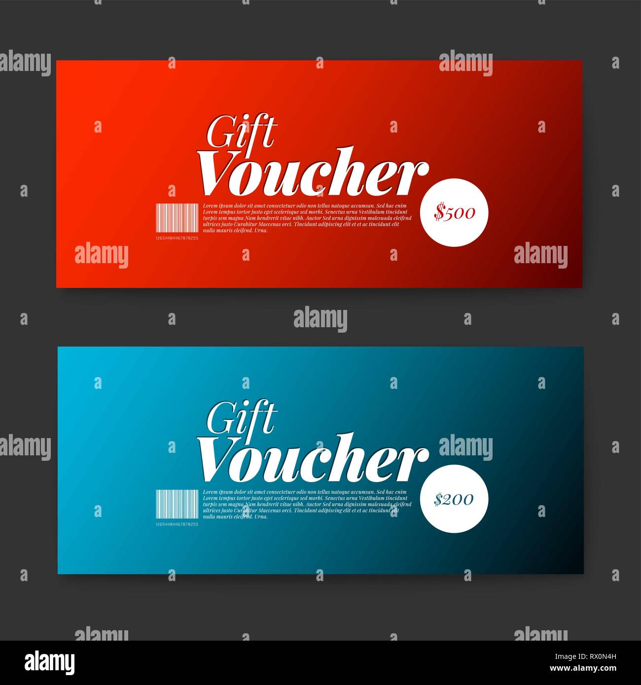 Prepaid gift cards Stock Vector Images - Alamy