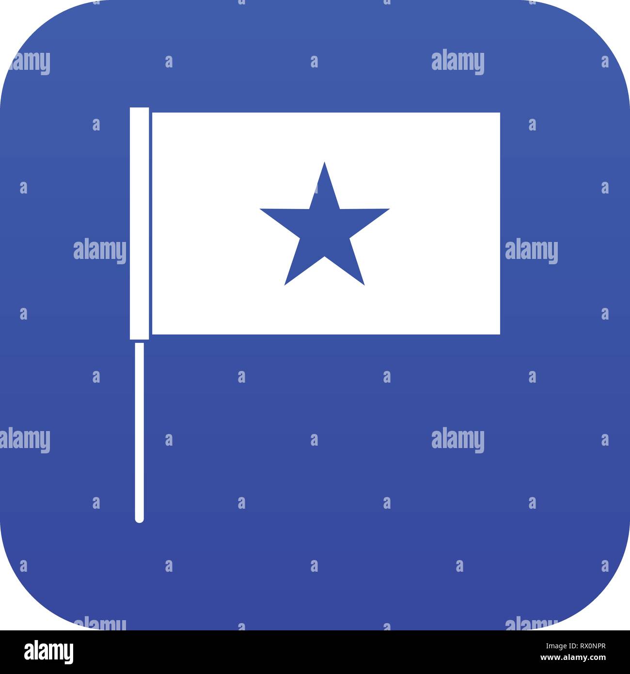 Vietnam flag icon digital blue Stock Vector Image & Art - Alamy
