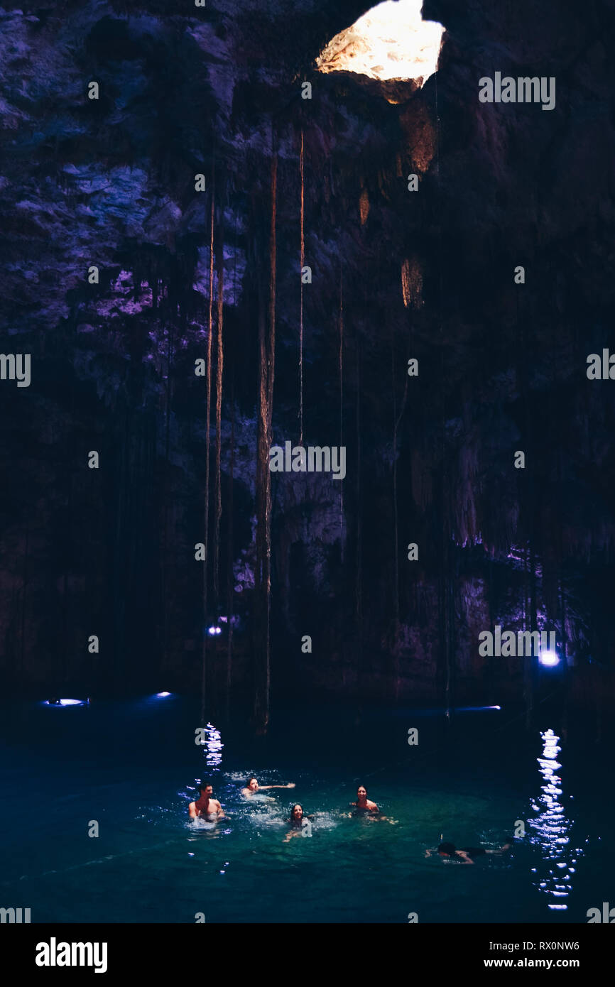 Cenote natural pit sinkhole hi-res stock photography and images - Alamy