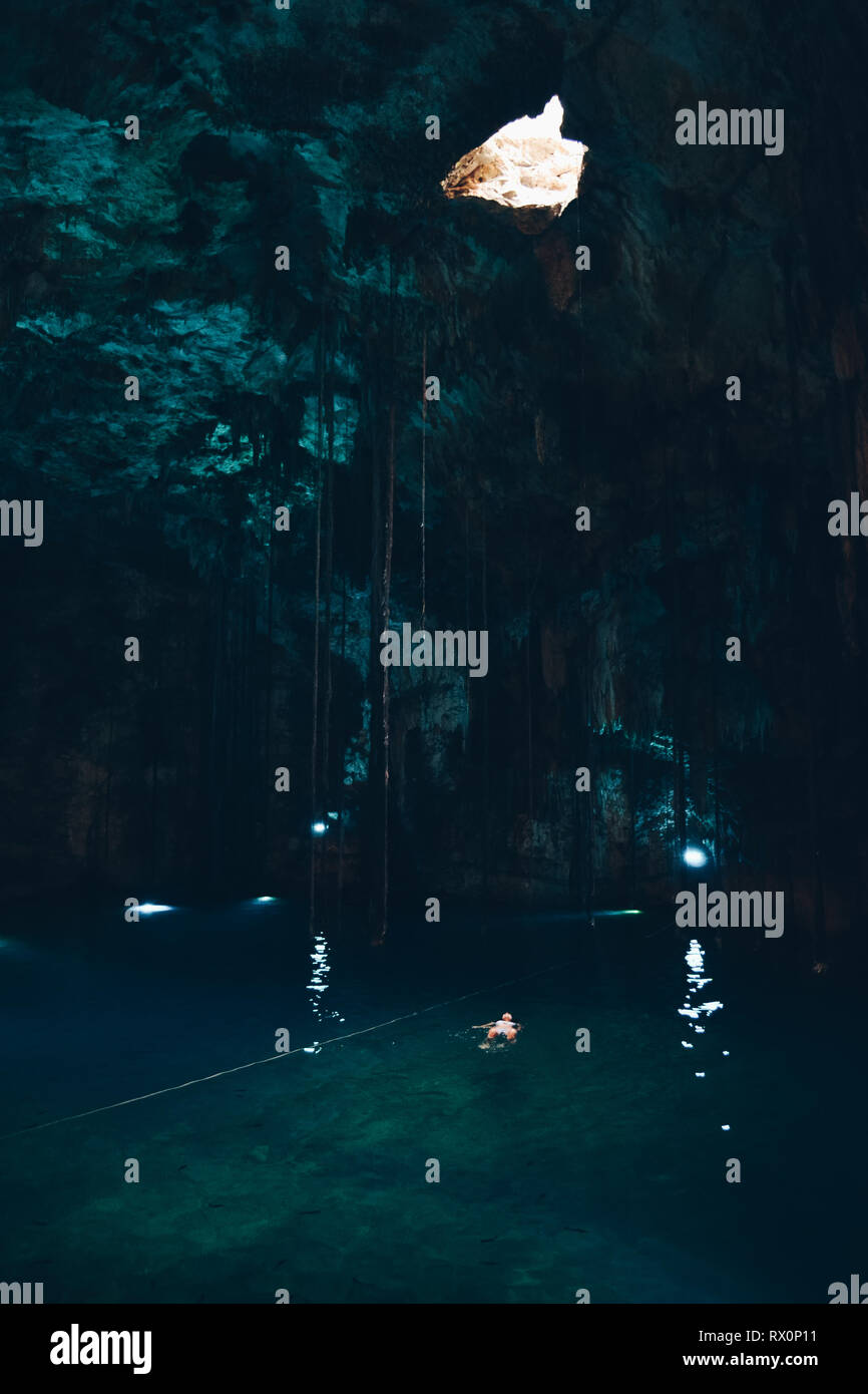 Cave inside a sinkhole hi-res stock photography and images - Alamy