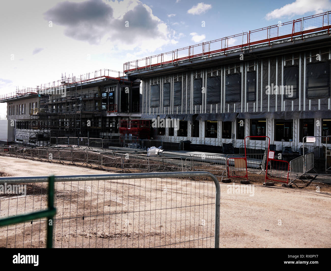 Construction of Thistley Hough Academy, Penkhull, Stoke-on-Trent, UK ...