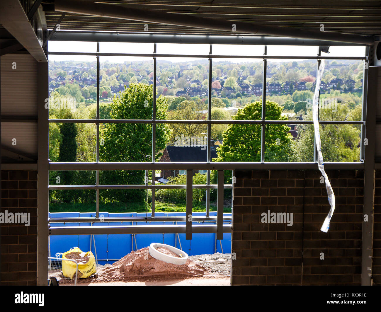 Construction of Thistley Hough Academy, Penkhull, Stoke-on-Trent, UK ...