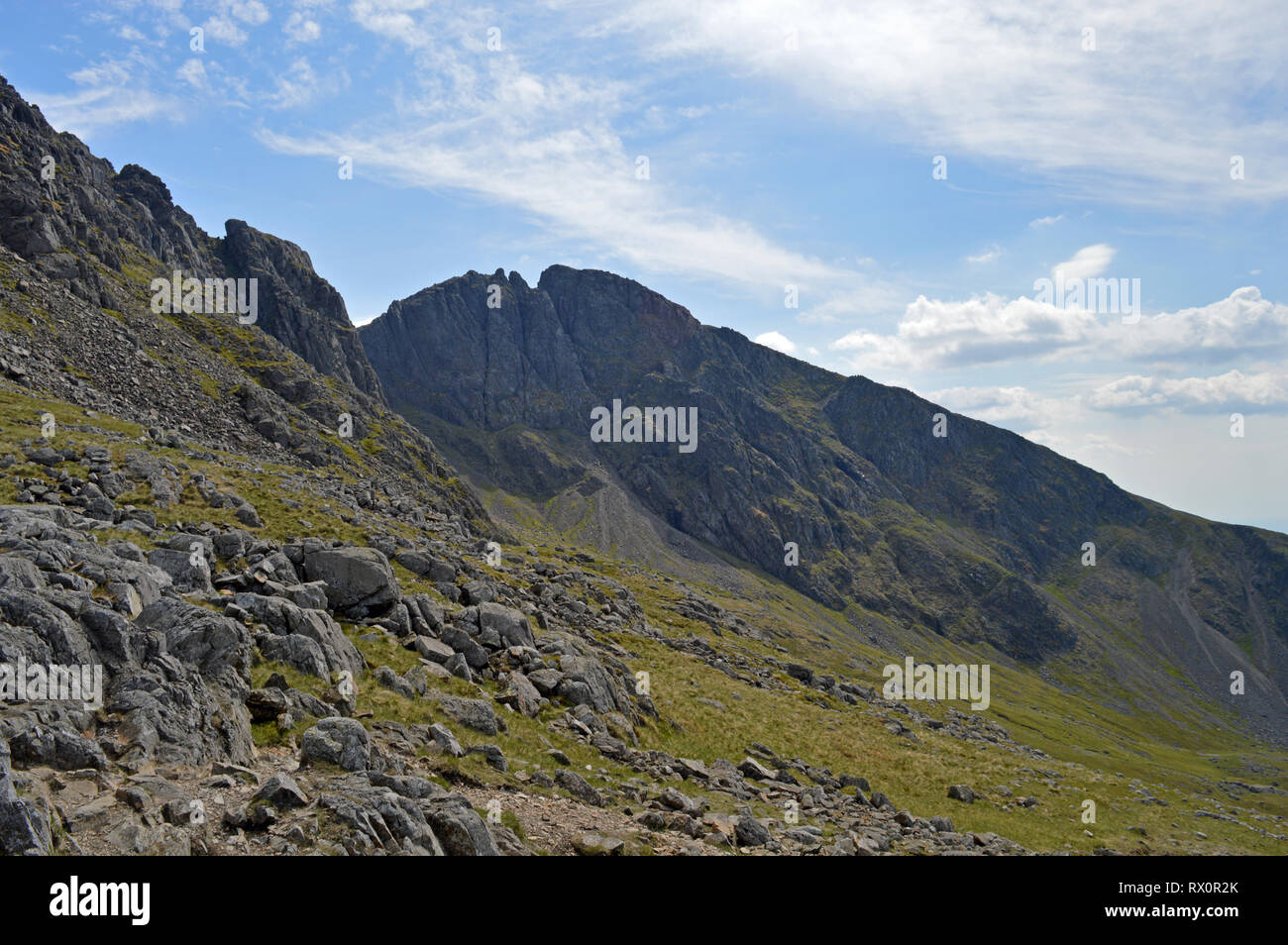 View from Brown Toungue path of Lords Rake and Symonds Knott Stock ...