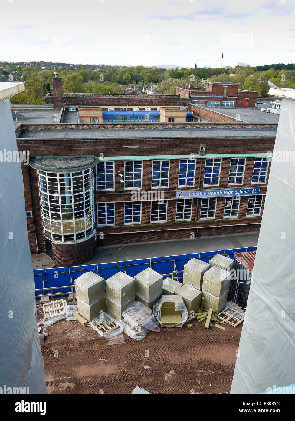 Construction of Thistley Hough Academy, Penkhull, Stoke-on-Trent, UK ...
