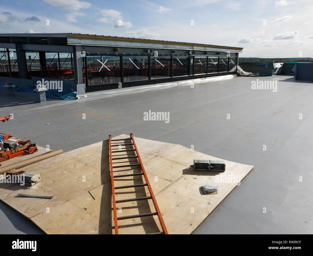 Construction of Thistley Hough Academy, Penkhull, Stoke-on-Trent, UK ...