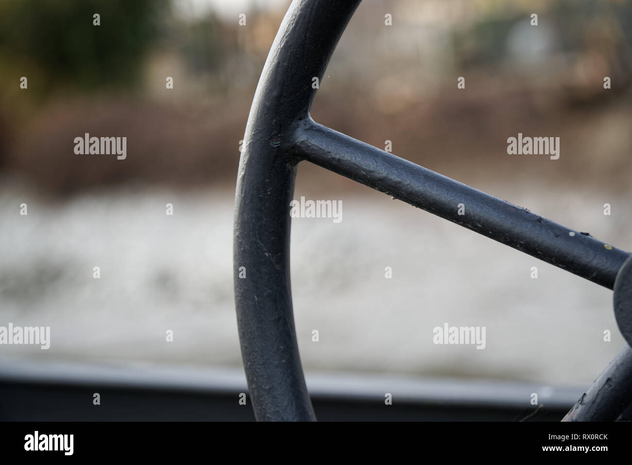 Iron part from drain system of river Stock Photo - Alamy