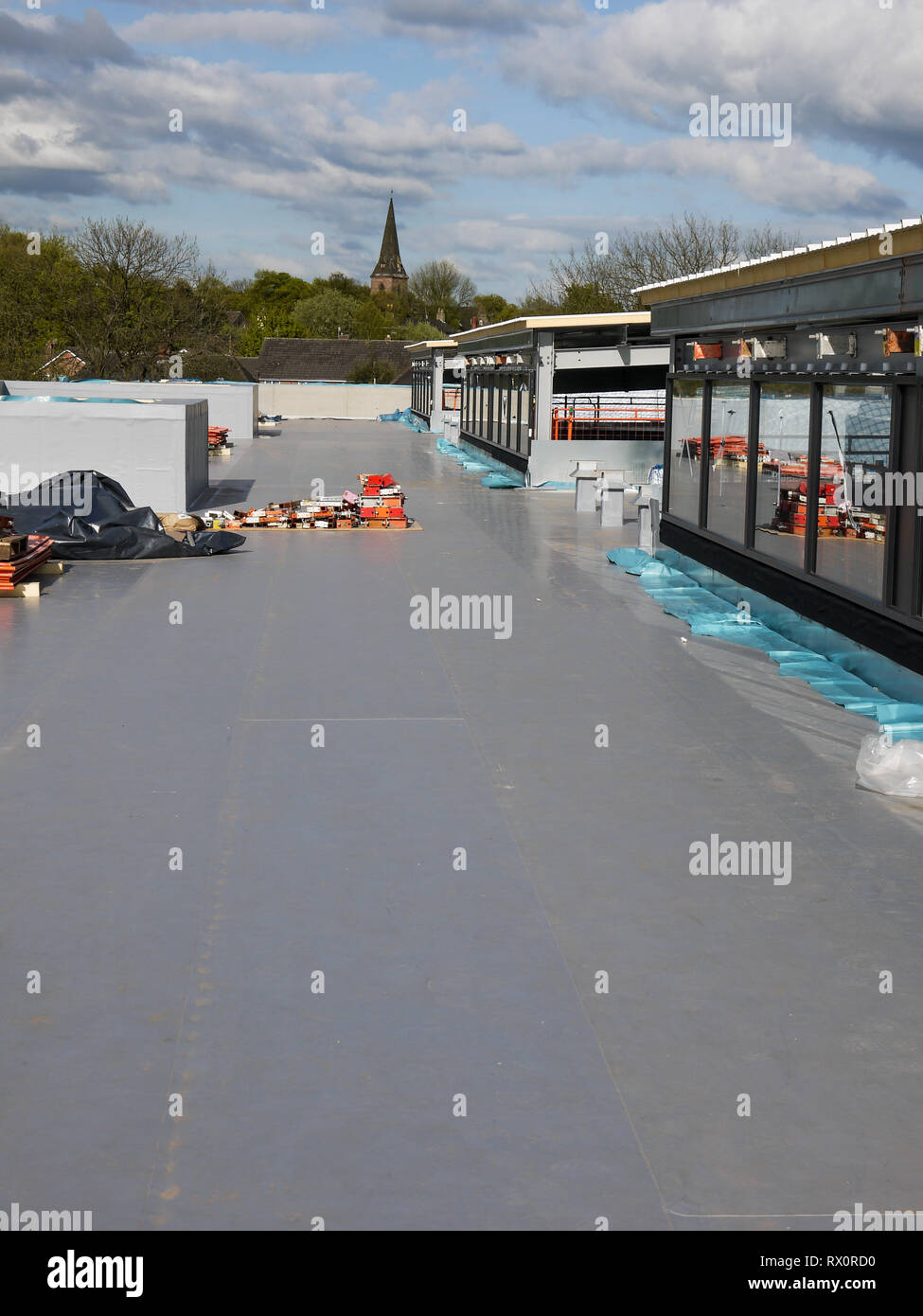 Construction of Thistley Hough Academy, Penkhull, Stoke-on-Trent, UK ...