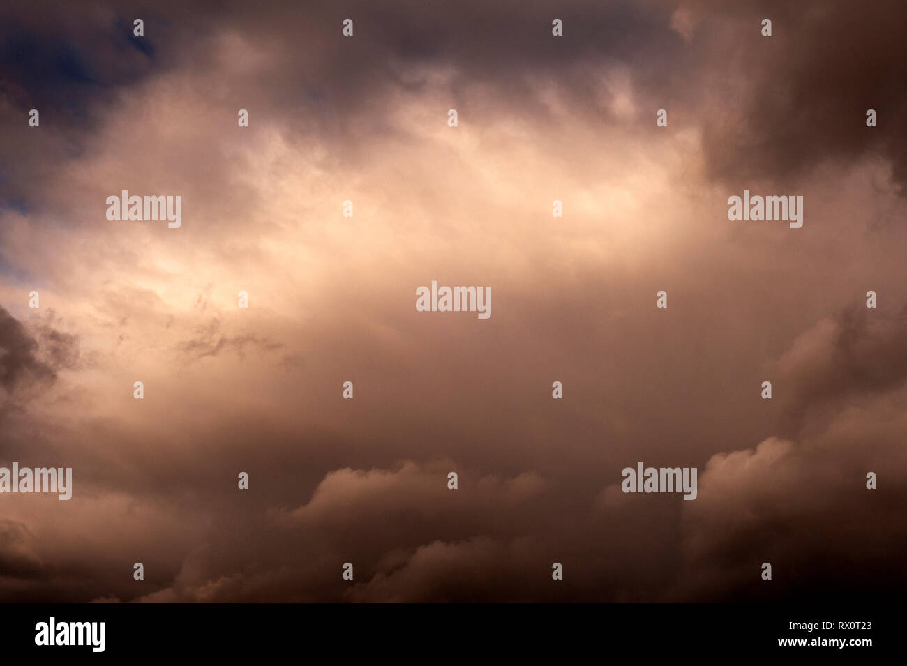 Cumulonimbus clouds with bad weather expected Stock Photo - Alamy