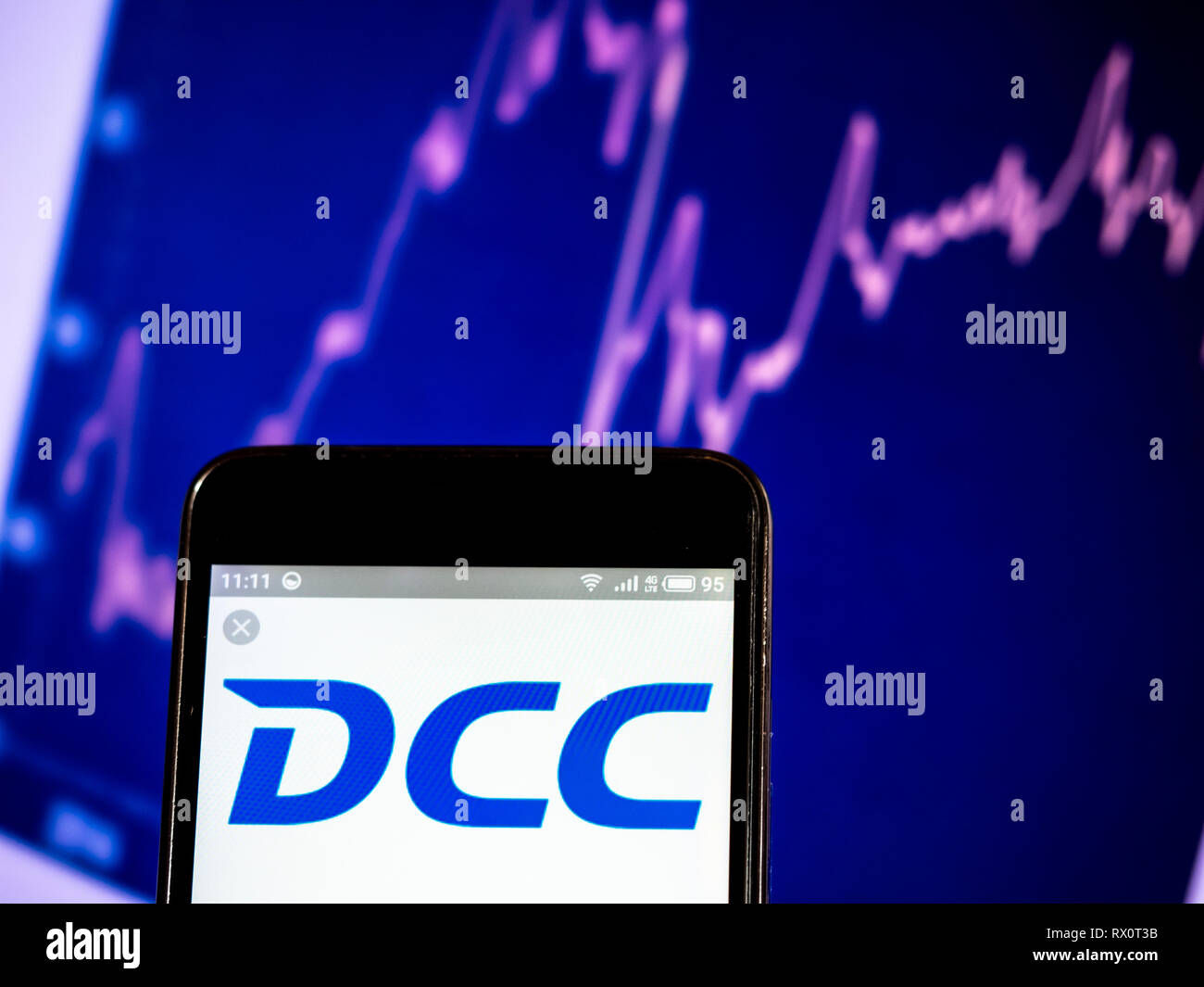 DCC plc company logo seen displayed on smart phone Stock Photo - Alamy