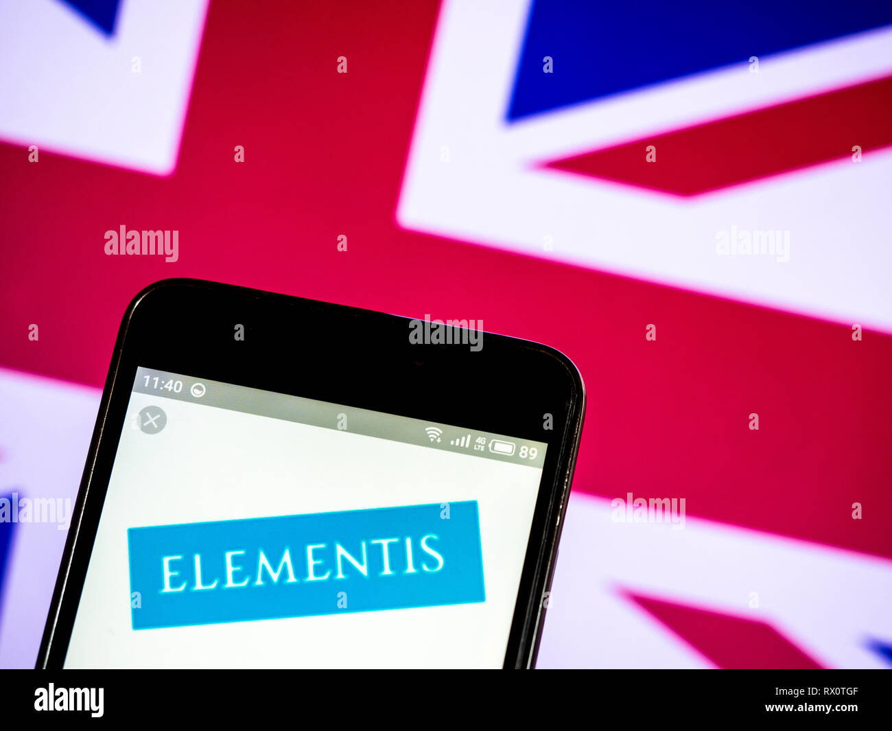 Elementis logo hi-res stock photography and images - Alamy