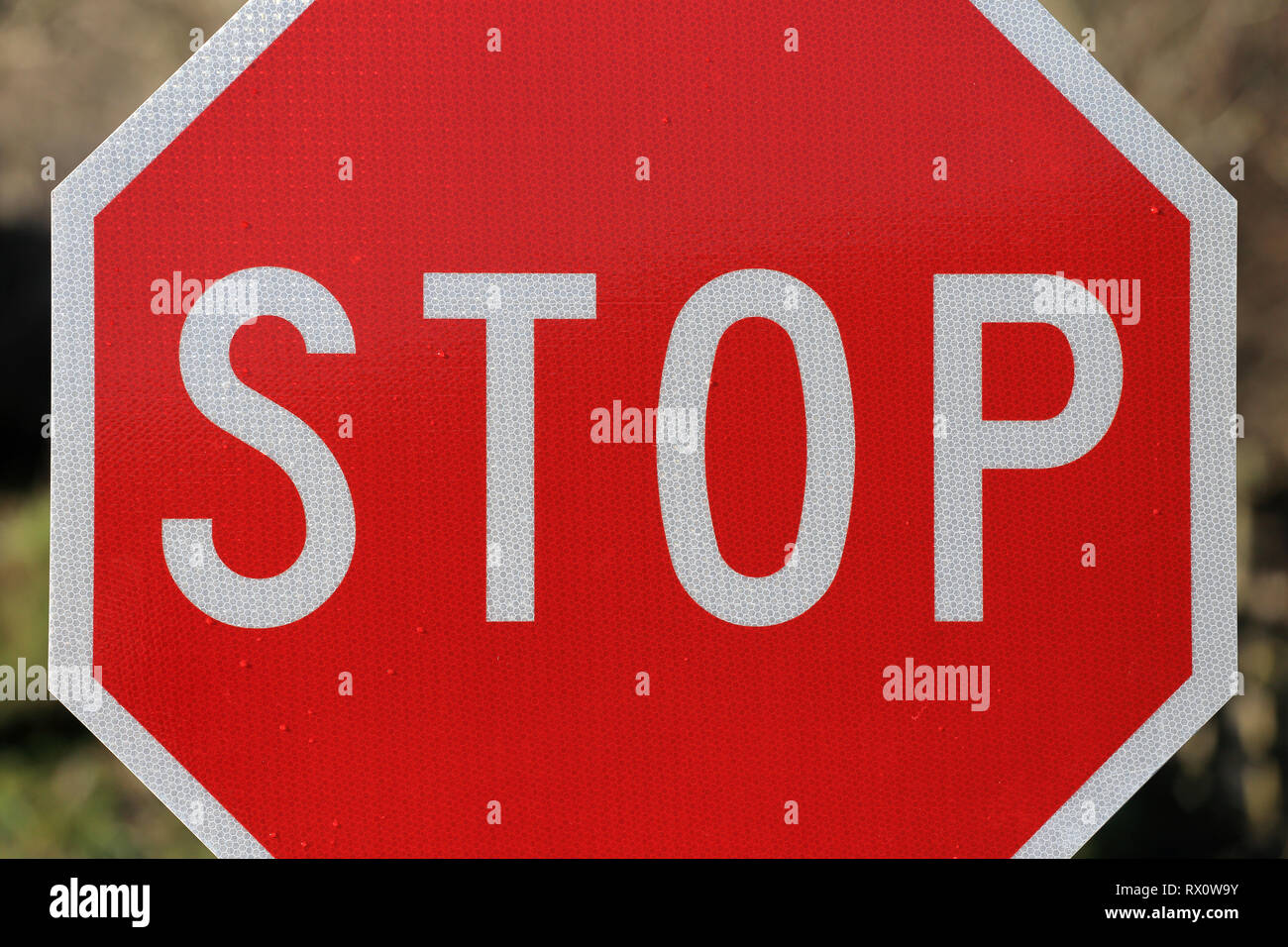 Railway Crossing Stop Sign Stock Photos & Railway Crossing Stop Sign ...