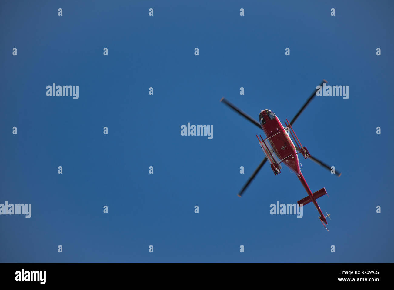Overhead helicopter hi-res stock photography and images - Alamy