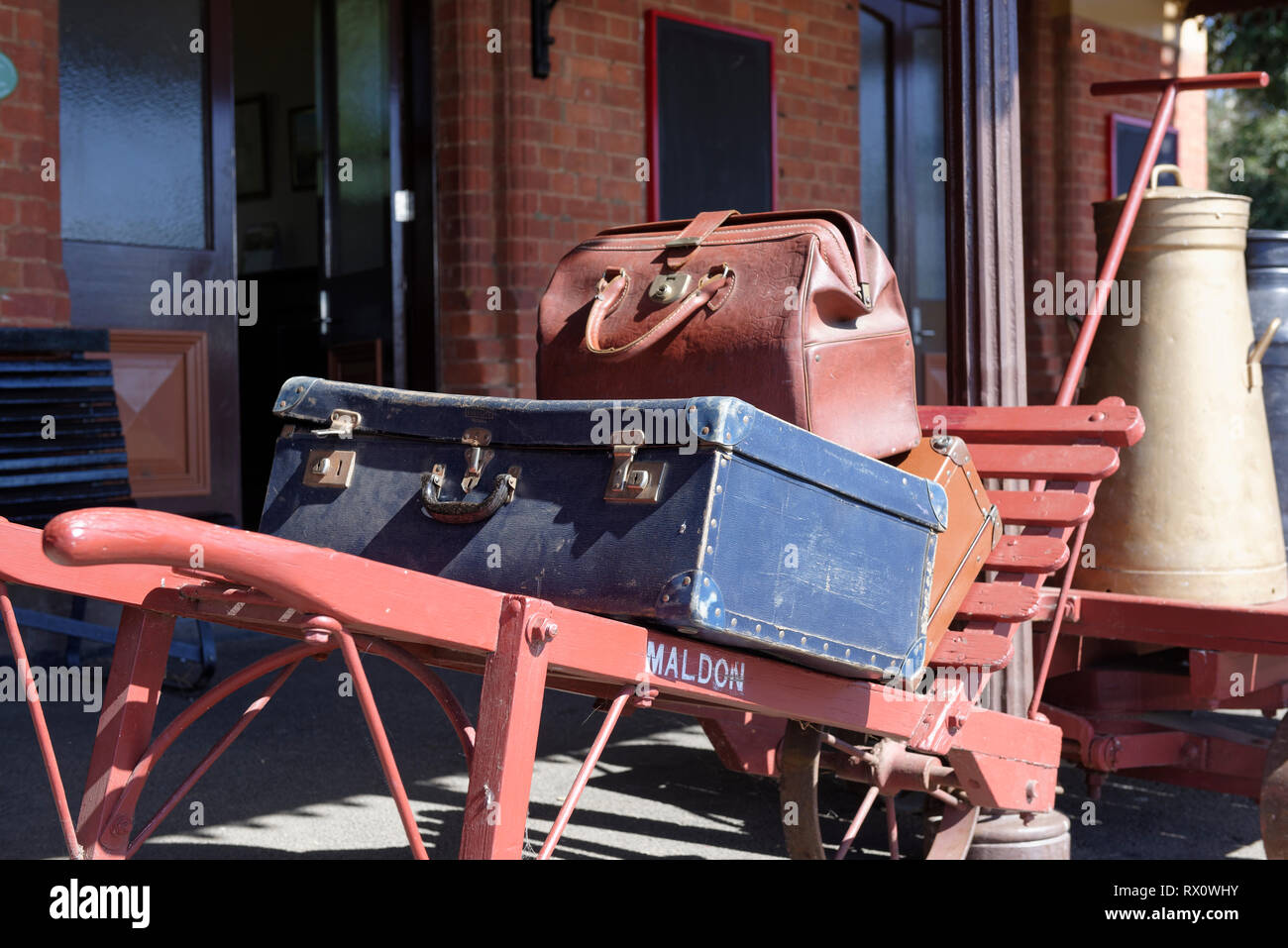 Porters trolley hi-res stock photography and images - Alamy