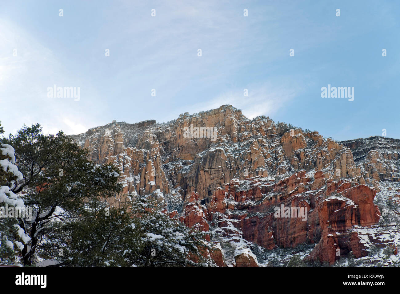 Sedona [red rocks] snow hi-res stock photography and images - Alamy