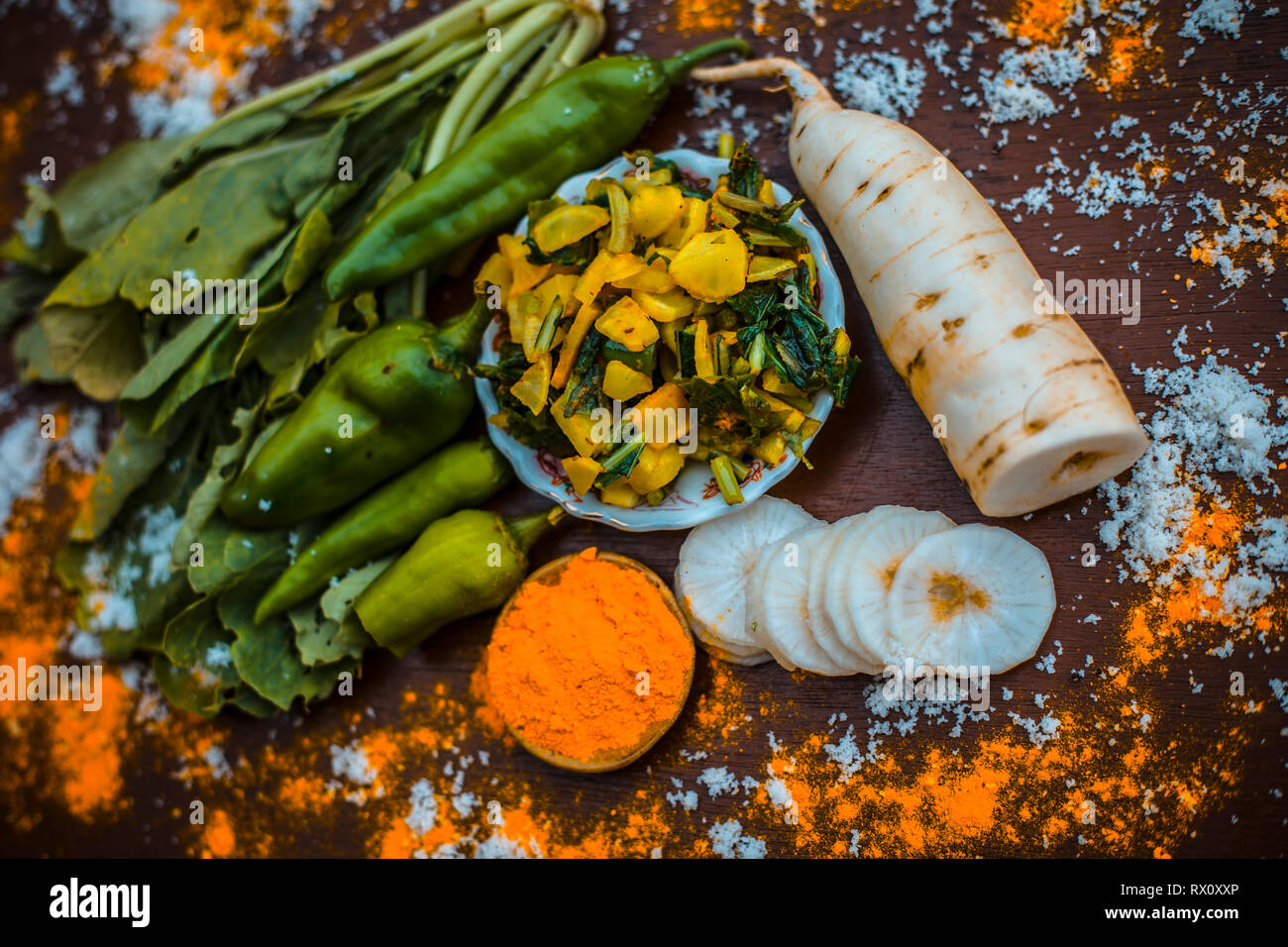 White Radish Recipe Indian