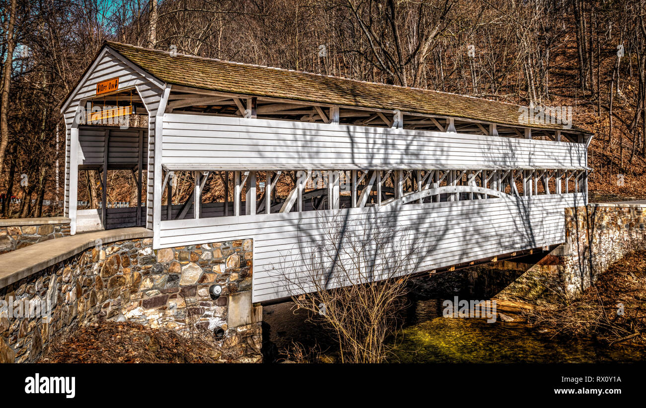 Knox Bridge, Chester County, PA Stock Photo - Alamy