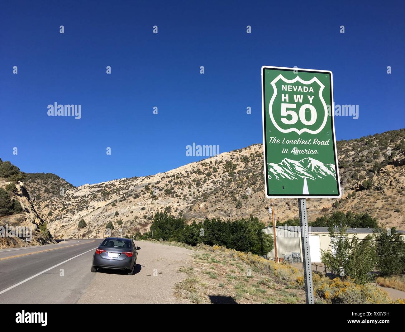 Route 50 nevada hi-res stock photography and images - Alamy