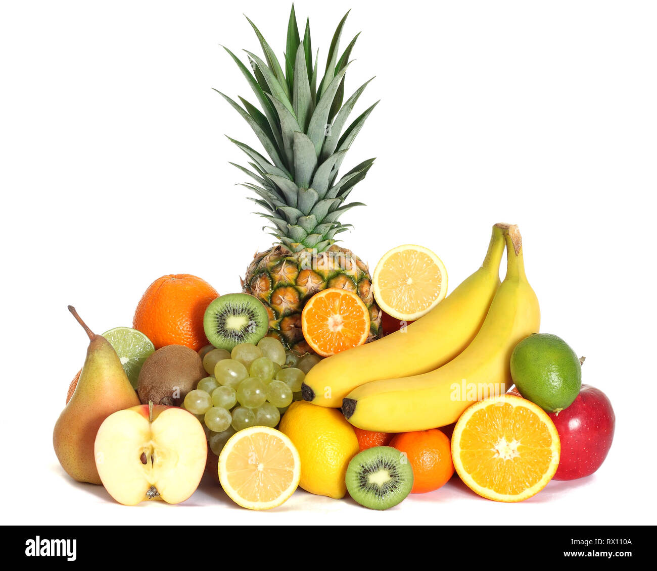 Bio fruits Cut Out Stock Images & Pictures - Alamy
