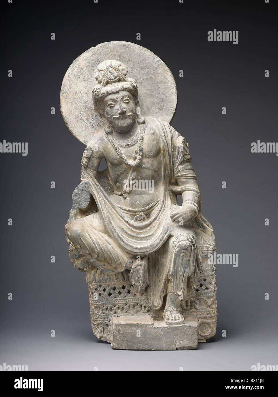 Pensive Bodhisattva. Pakistan; Ancient region of Gandhara. Date: 101 AD ...