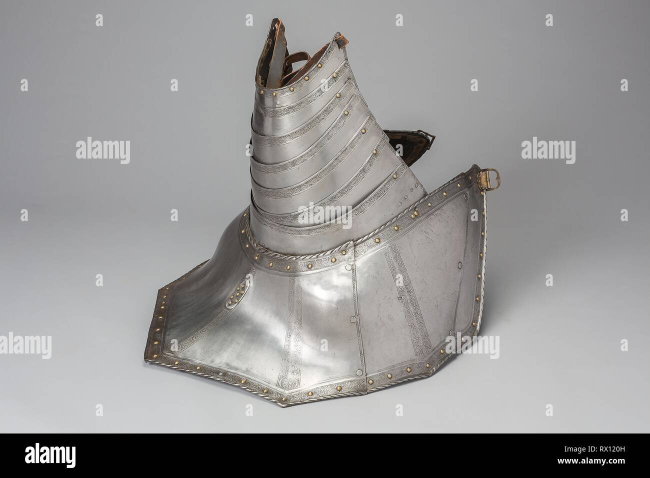 Peytral and Lower Neck Defense of a Horse Armor. Southern German. Date ...