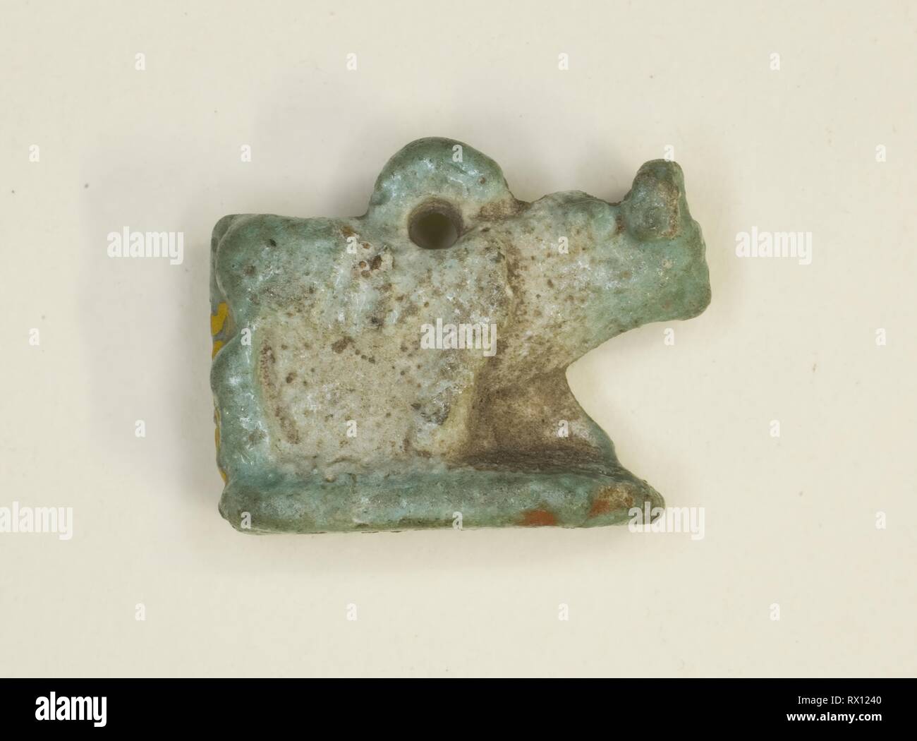 Amulet of a Hathor Cow. Egyptian. Date: 1070 BC-656 BC. Dimensions: 1.5 ...