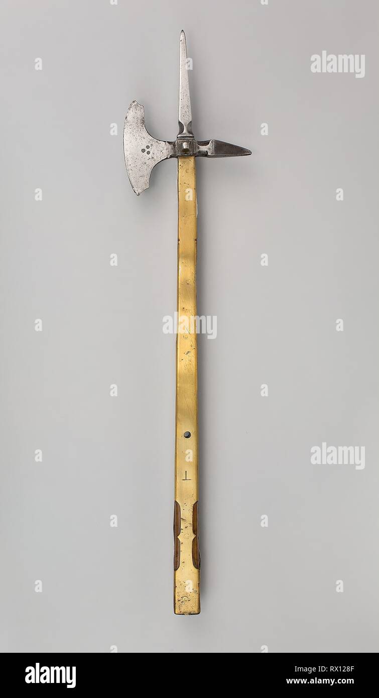 Horseman's Axe. German. Date: 1490-1535. Dimensions: L. 70.5 cm (27 7/8 ...