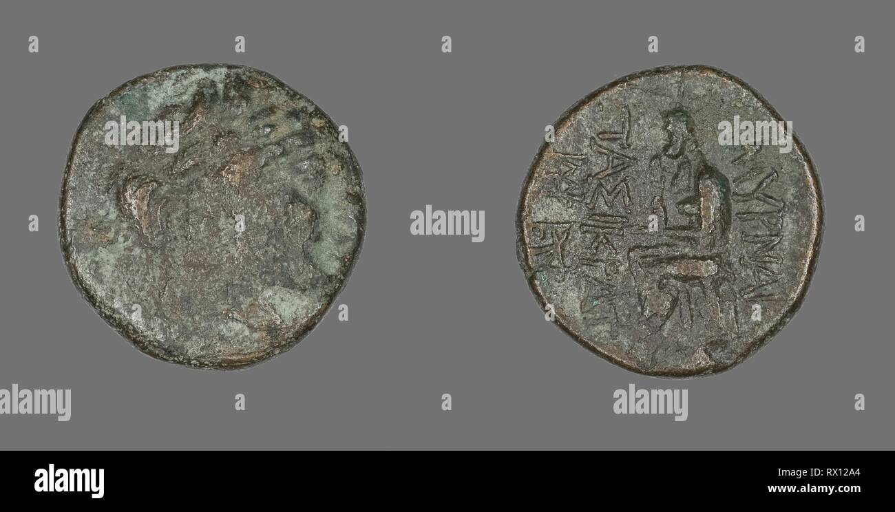 Coin Depicting the God Apollo. Greek. Date: 200 BC-1 BC. Dimensions ...