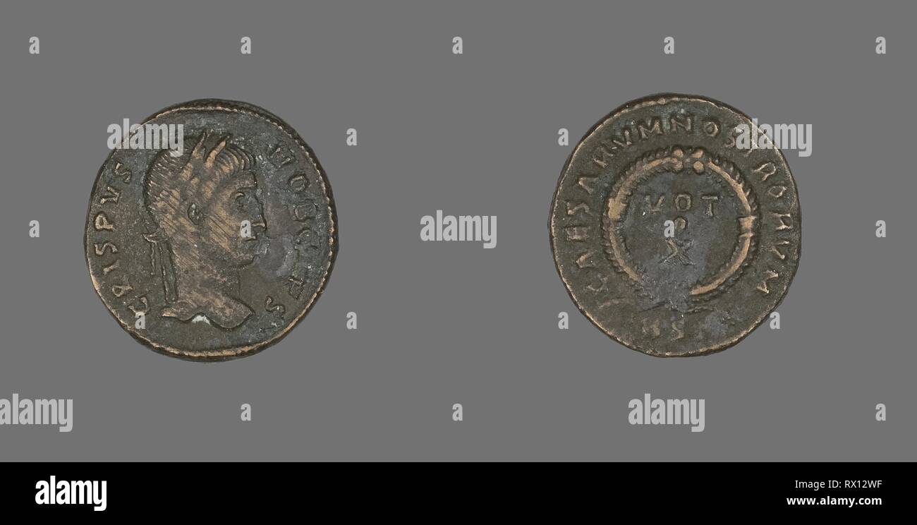 Coin portraying emperor crispus hi-res stock photography and images - Alamy