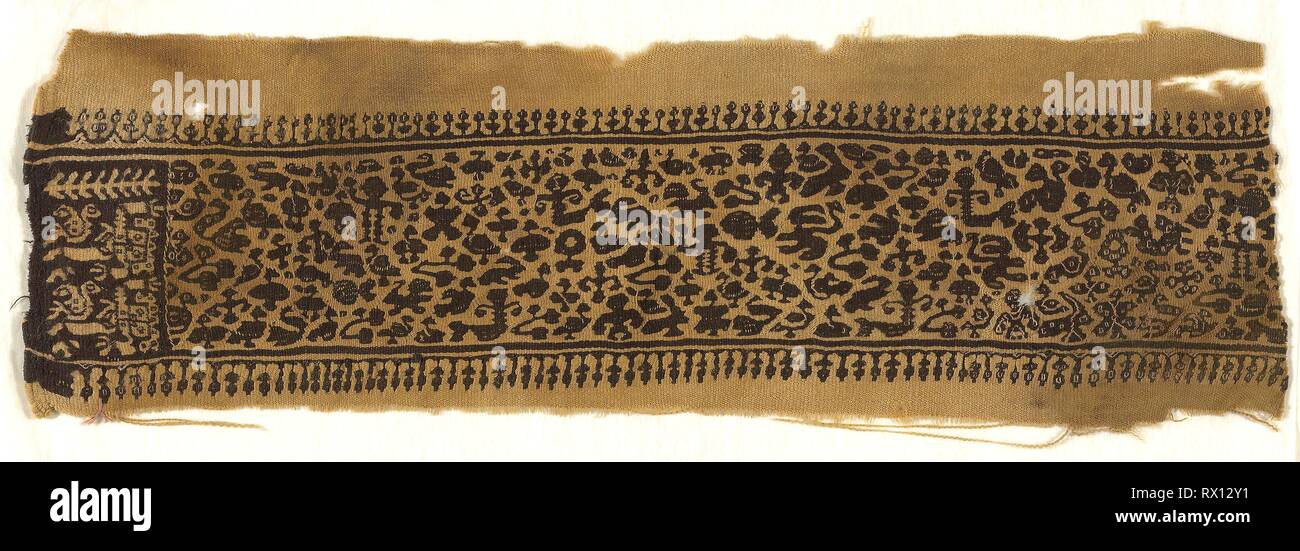 Panel. Coptic; Egypt. Date: 201 AD-600 AD. Dimensions: 58 × 18 1/2 cm ...