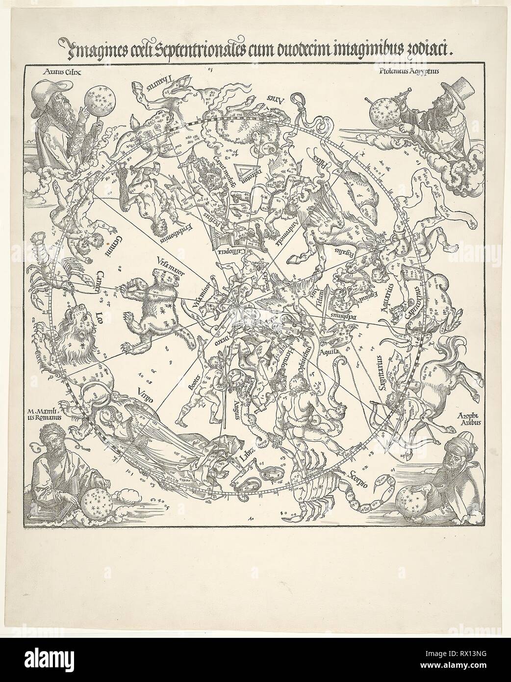 Celestial Map of the Northern Sky (Imagines coeli septentrionalis ...