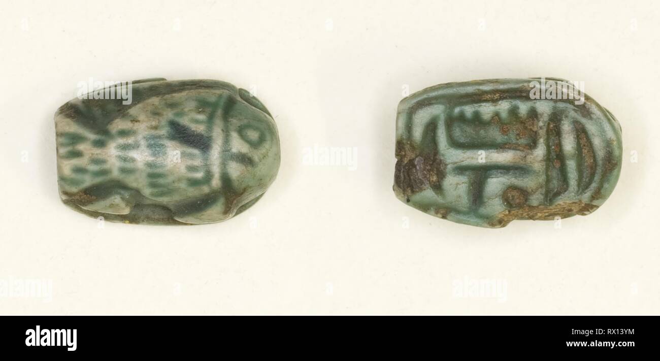 Scaraboid: Fish. Egyptian. Date: 1550 BC-1186 BC. Dimensions: 1 × 0.6 × ...