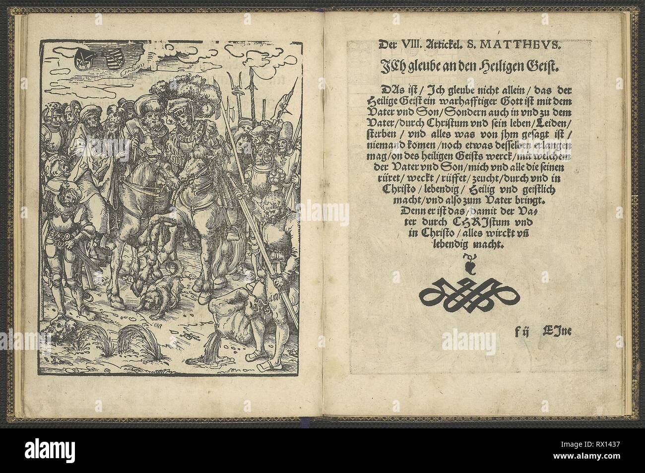 The Apostles' Creed (Das Symbolum der Heiligen Aposteln). Lucas Cranach ...