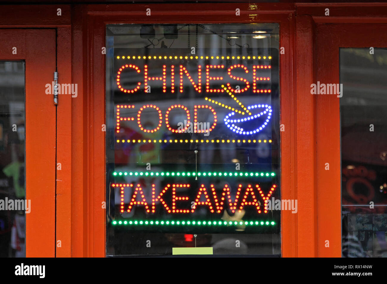 Chinese takeaway sign hi-res stock photography and images - Alamy